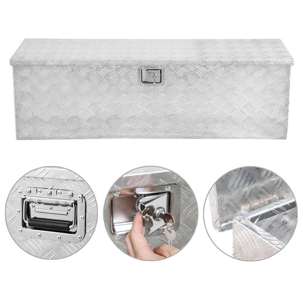 Buy Yaheetech 49 Inch Heavy Duty Metal Locking Truck Toolbox Truck ...