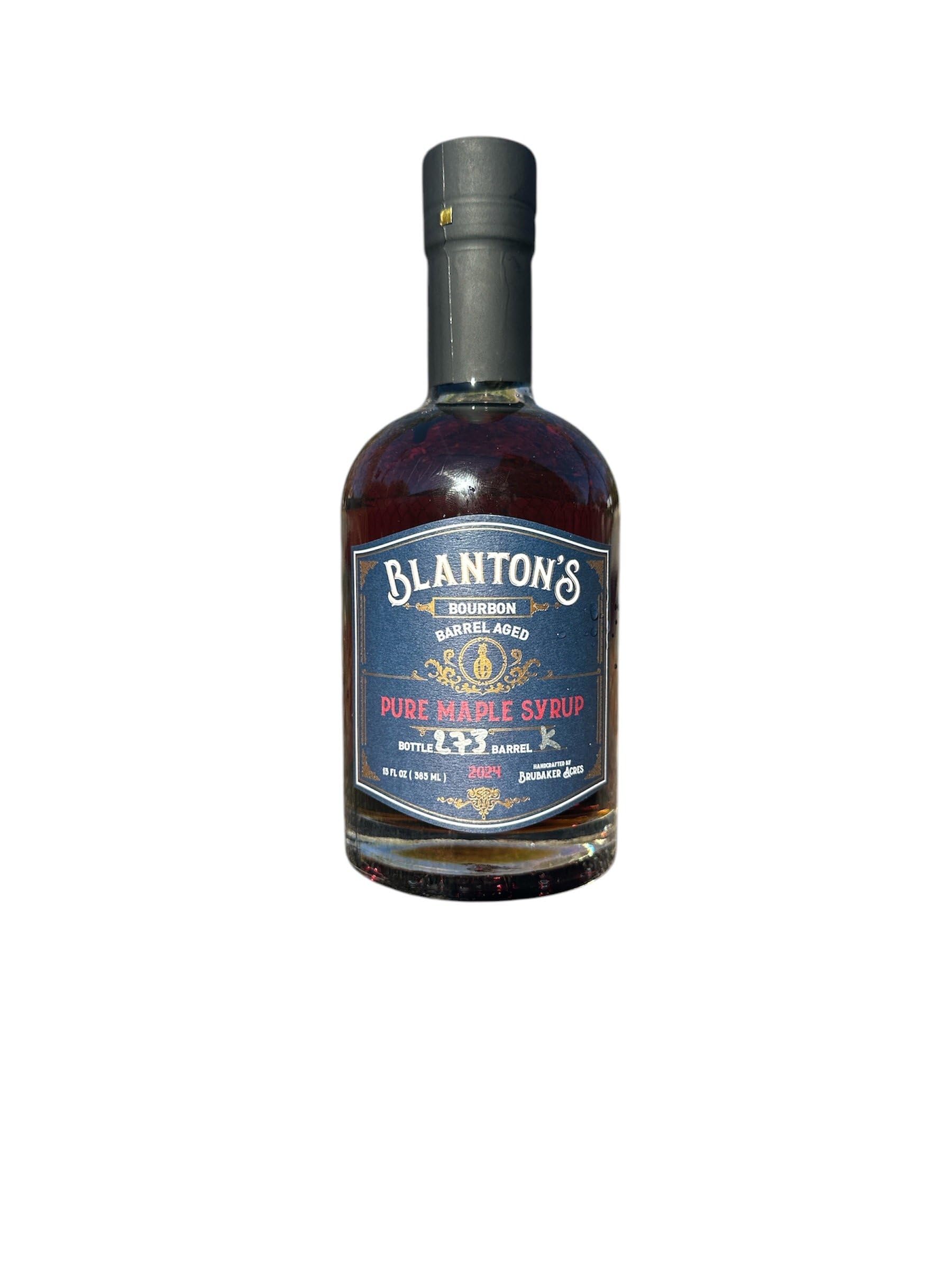 Amazon.com : Blanton's Two Year Old Barrel Aged Pure Maple Syrup ...