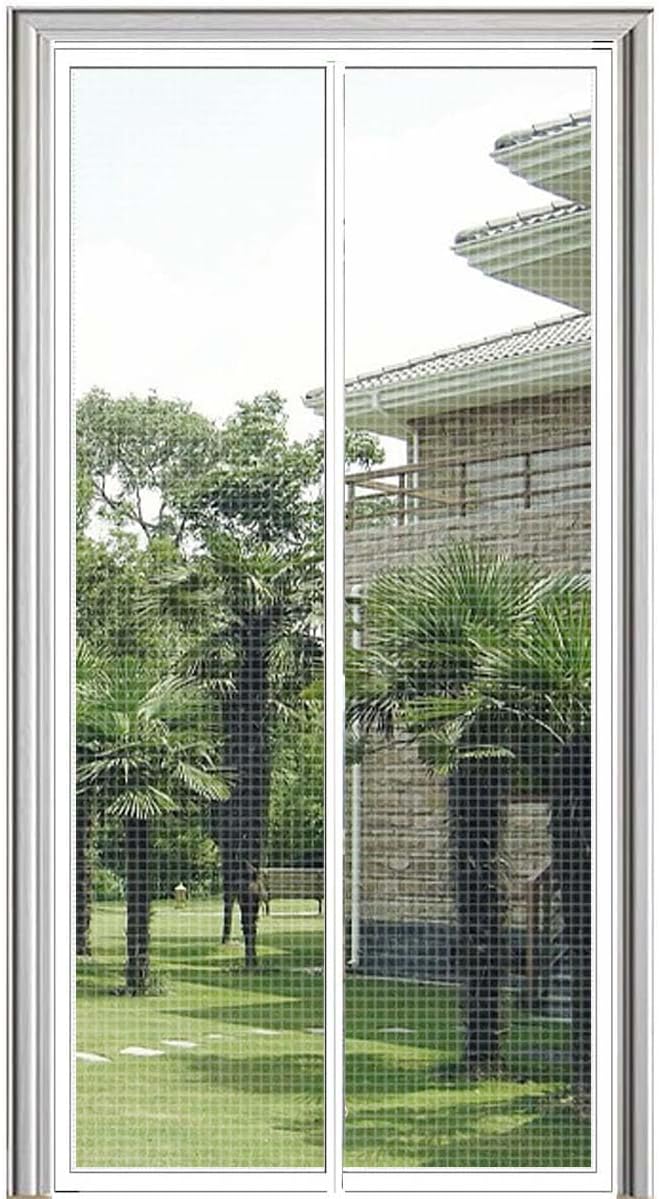 Custom Sizes Fly Screen Door, Insects Protection Door with Self Sealing ...