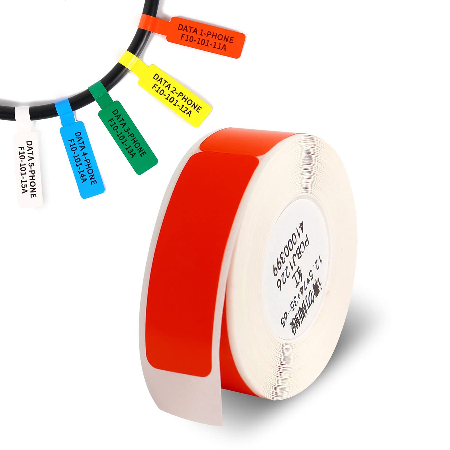 Snapklik.com : Cable Labels Colorful Waterproof Wire Cord Labels Tags ...