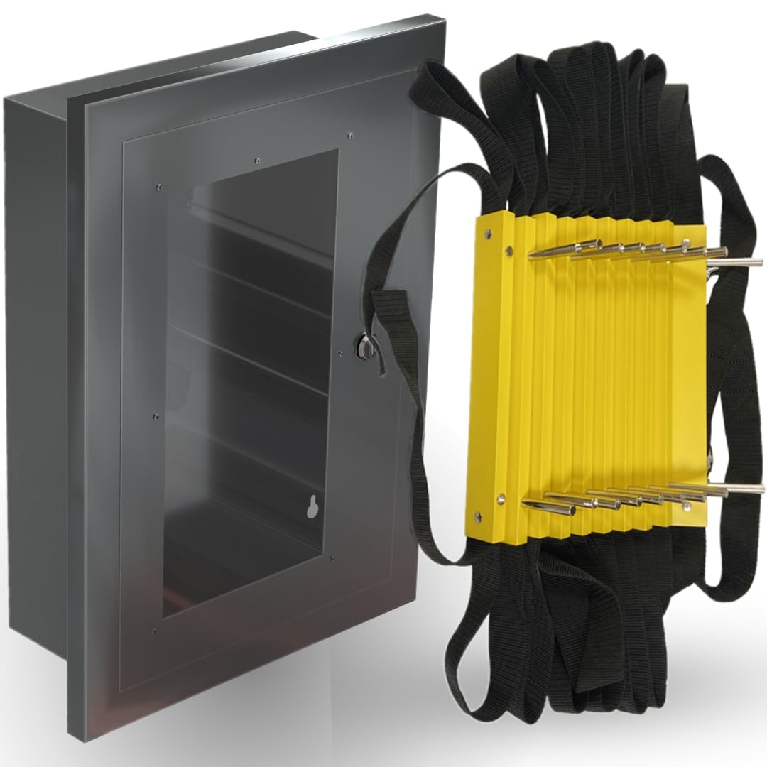 Snapklik.com : Built-in Fire Ladder 3 Story 25ft - Emergency Escape ...