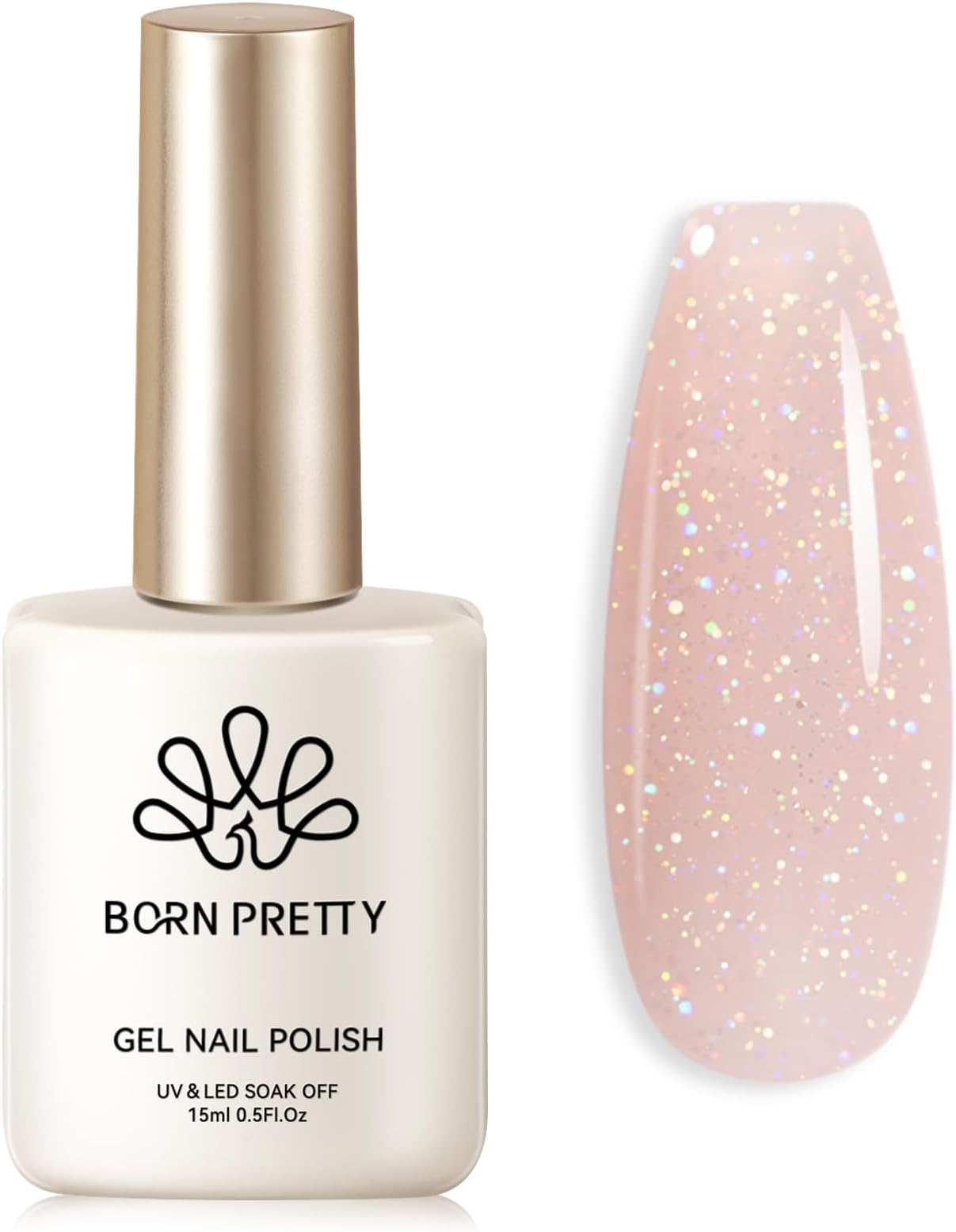 Amazon.com: Born Pretty Gel Top Coat,15ml Gloss Base and Top Coat Set ...