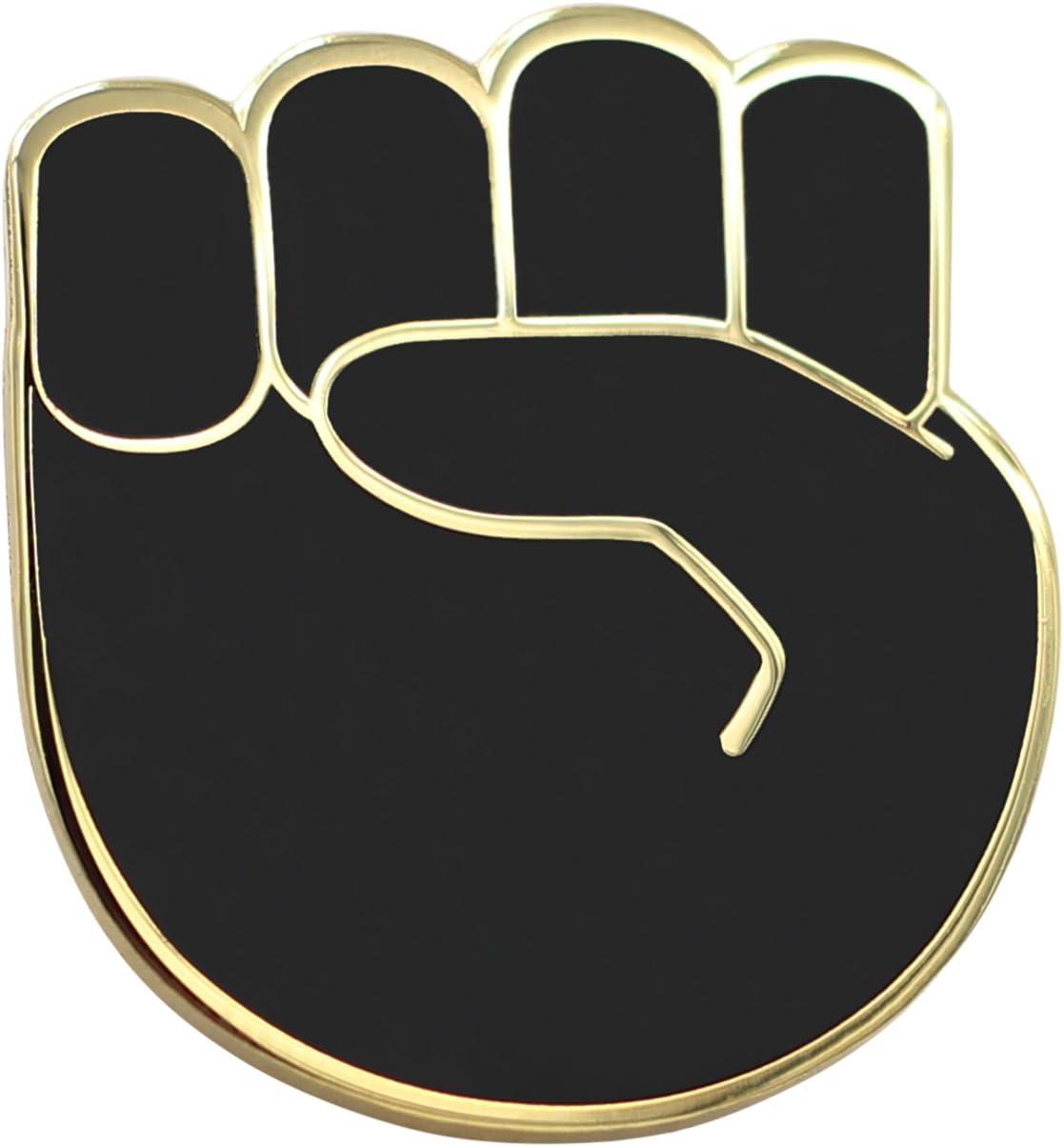 Real Sic Raised Fist Enamel Pin - Black Lives Matter Lapel Pin - Resist ...