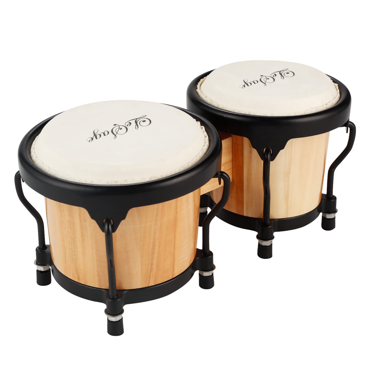 LeSage Bongos Drum for Adults Kids Beginner Bongos Starter 4 in and 5 ...