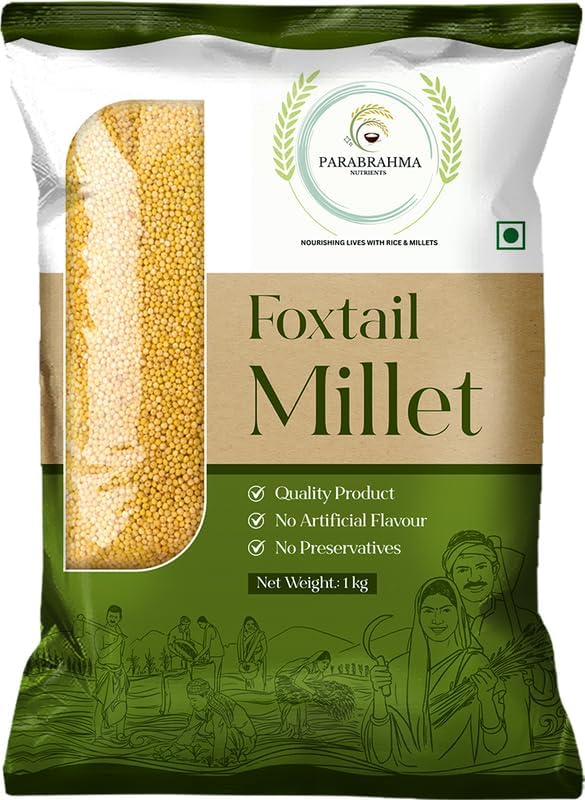 Parabrahma Foxtail Millets | Low Glycemic Index | Rich In Fiber ...
