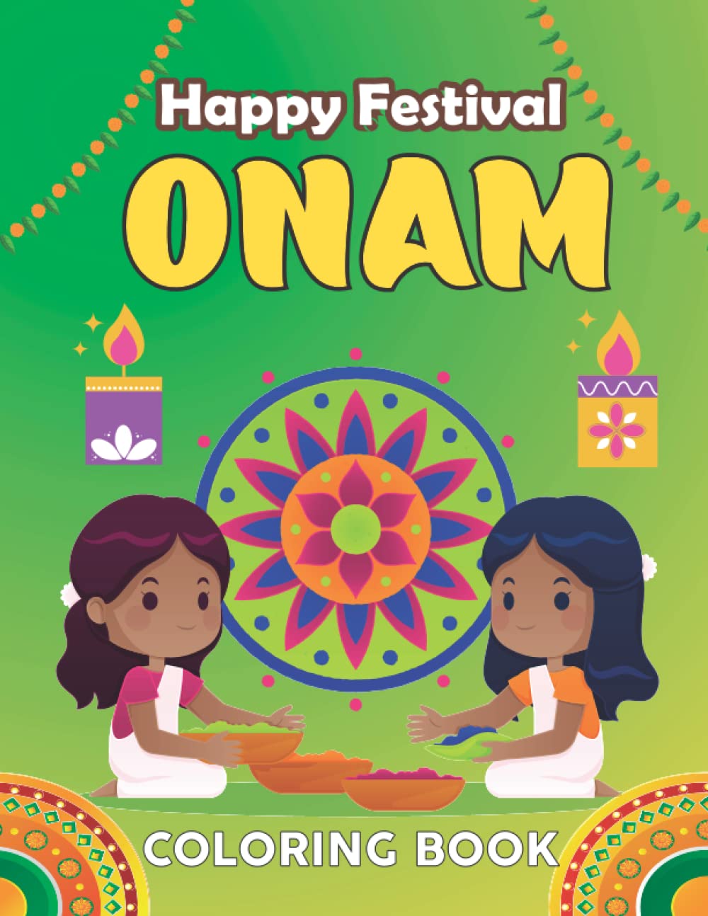 Buy Happy Onam Festival Coloring Book: Fun and Amazing Colouring book ...