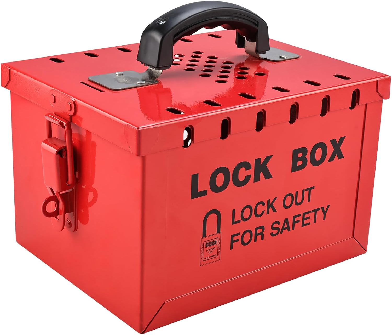 Amazon.com: RealPlus Large Lockout Tagout Box Portable Loto Group Lock ...