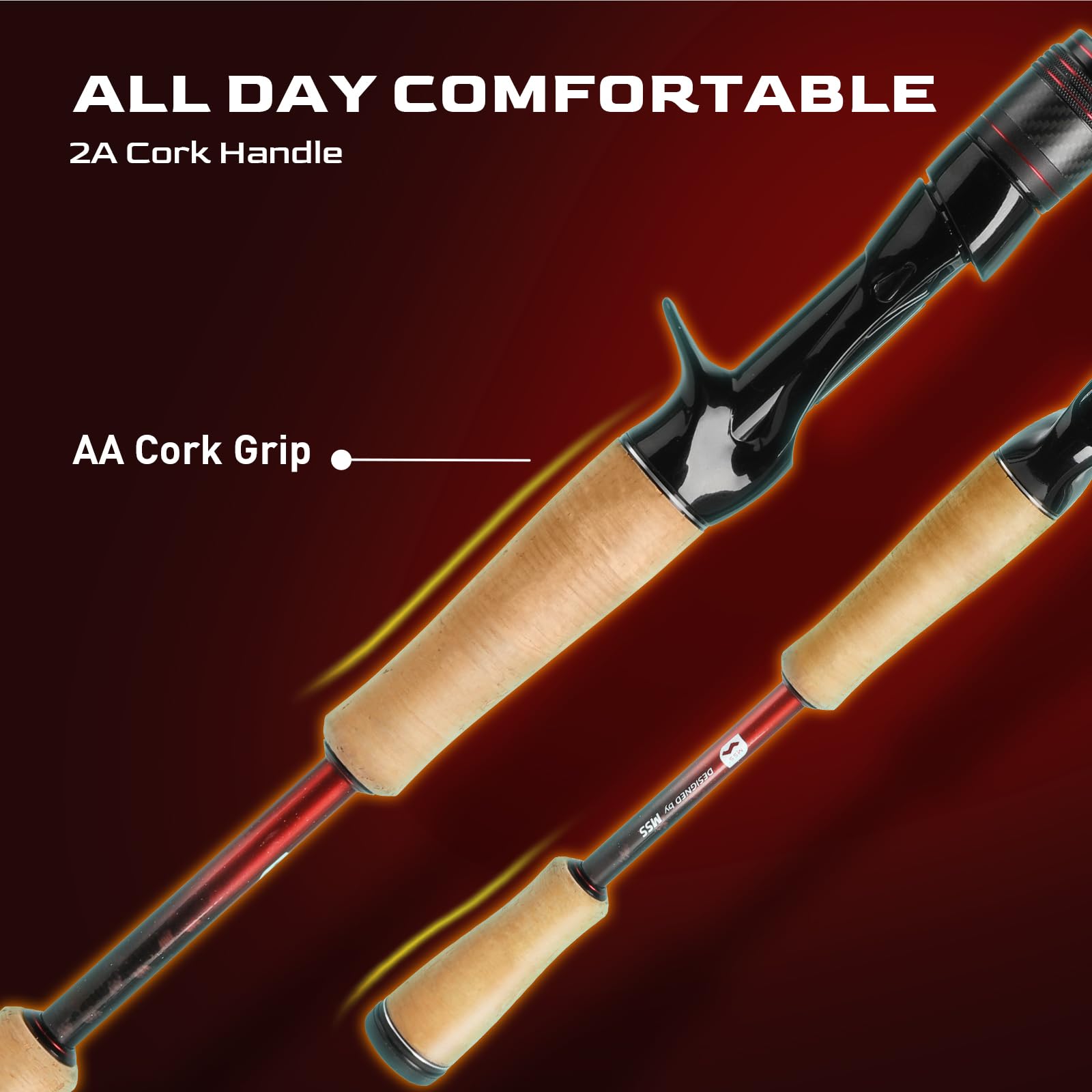 Snapklik.com : HANDING Starry Sky Fishing Rod, Fuji A Ring Guides And K ...