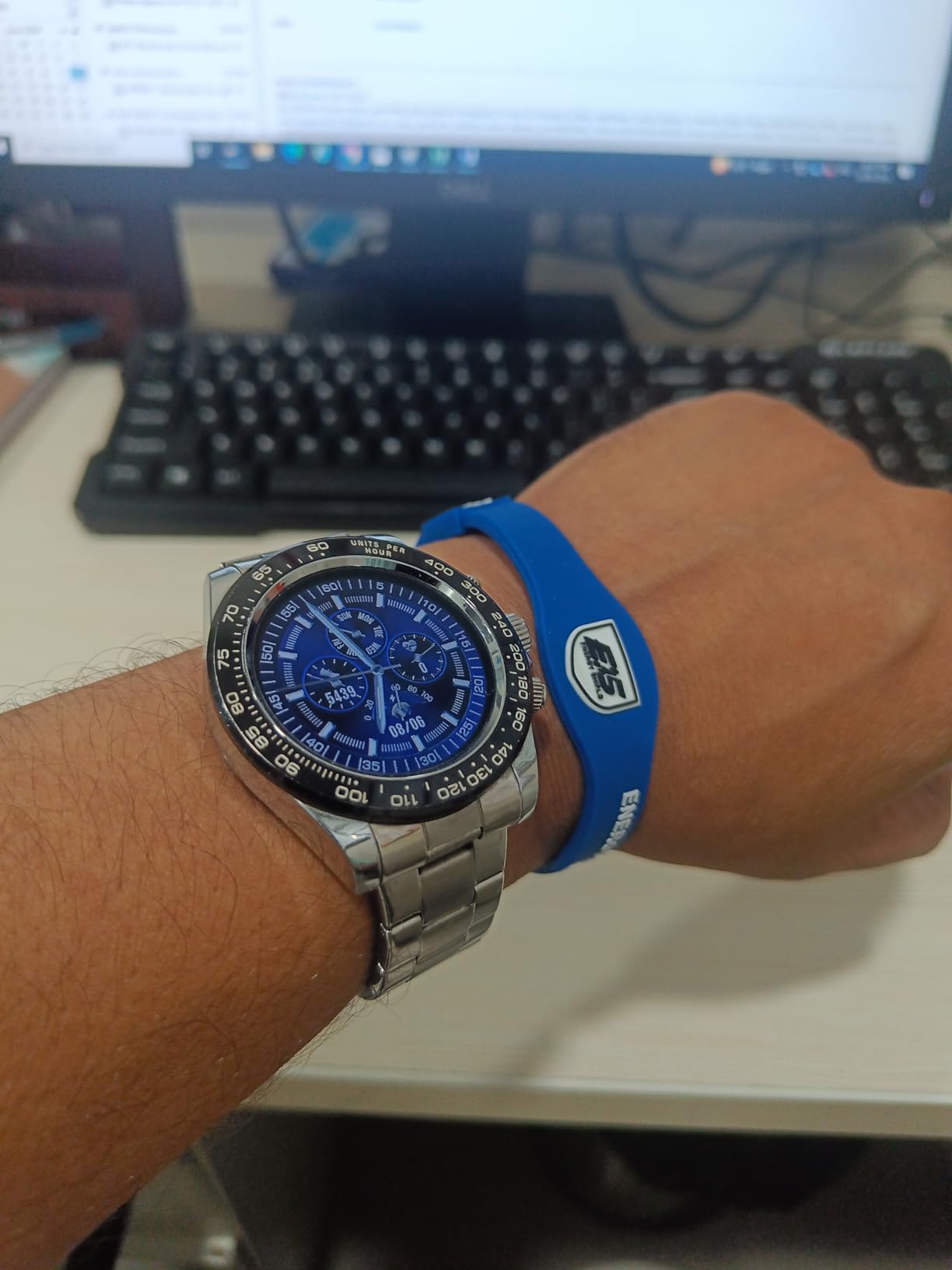 Buy ENERGY SHIELD Wristband Energize-Pro Negative Ion Band for Men and ...