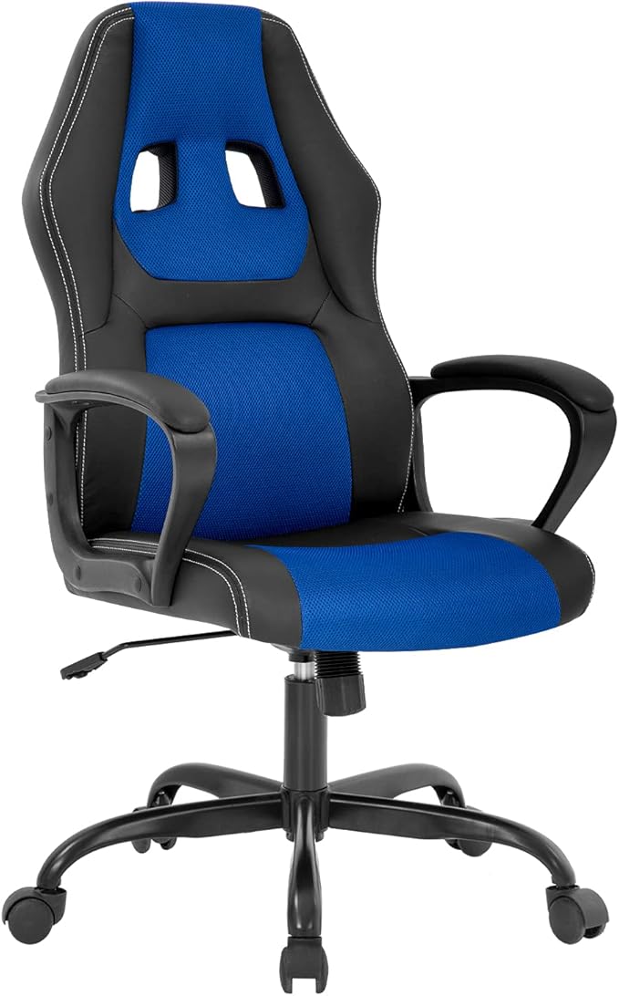 FDW Racing Home Office Chair, Ergonomic Executive PU Gaming Chair ...