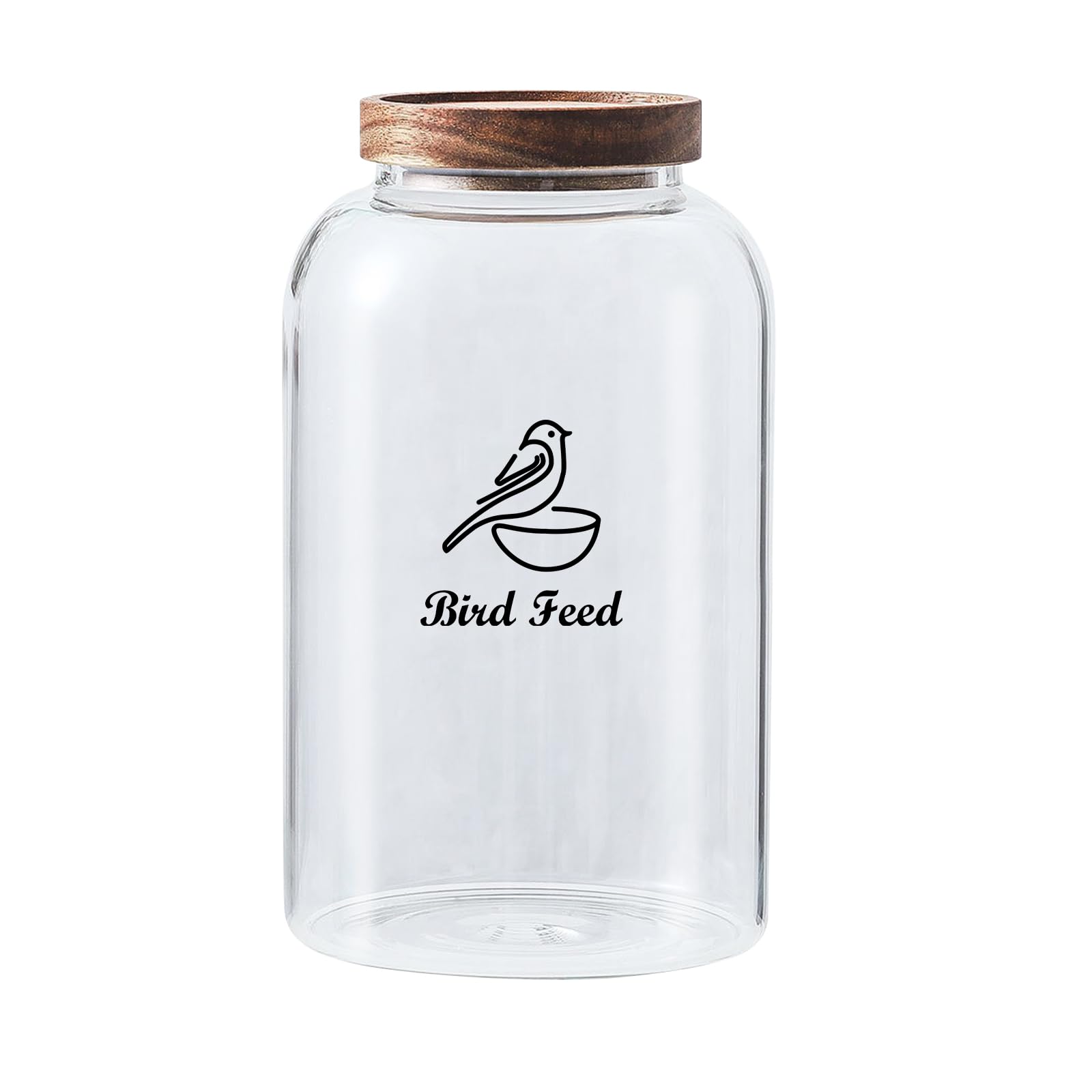 Amazon.com: Brabtod Airtight Bird Seed Storage Container|4 Qt/3.5 L ...