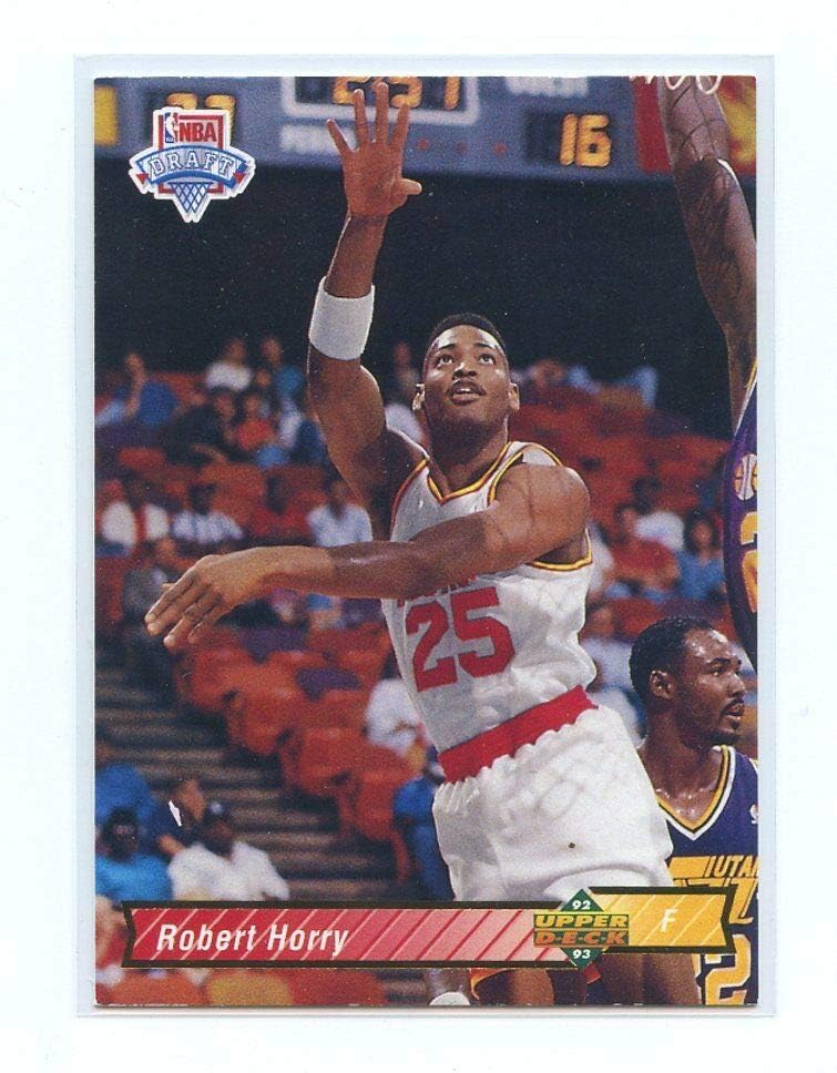 Amazon.com: 1992-93 Upper Deck #7 Robert Horry Houston Rockets Rookie ...