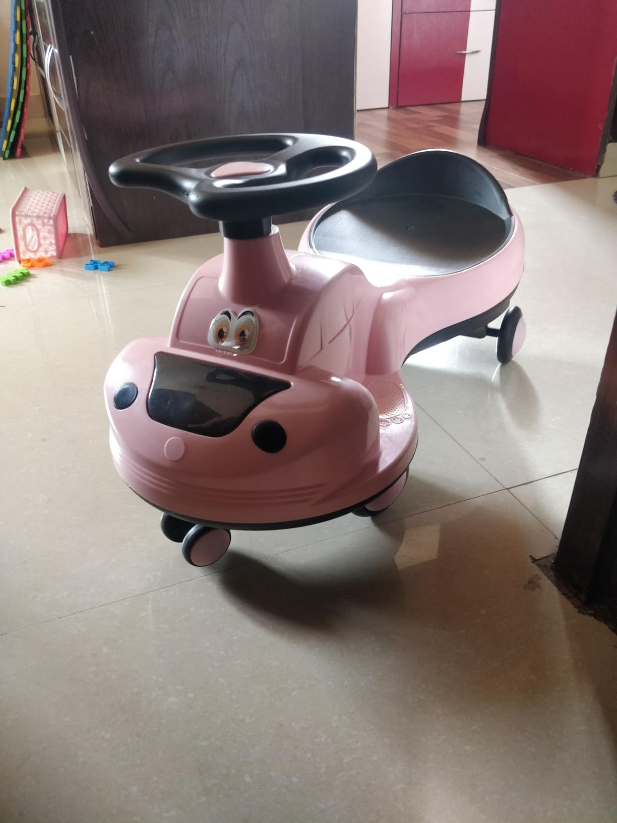 R for Rabbit Iya Iya Zippy Kids Swing Car, Scratch Free PU Wheels with ...