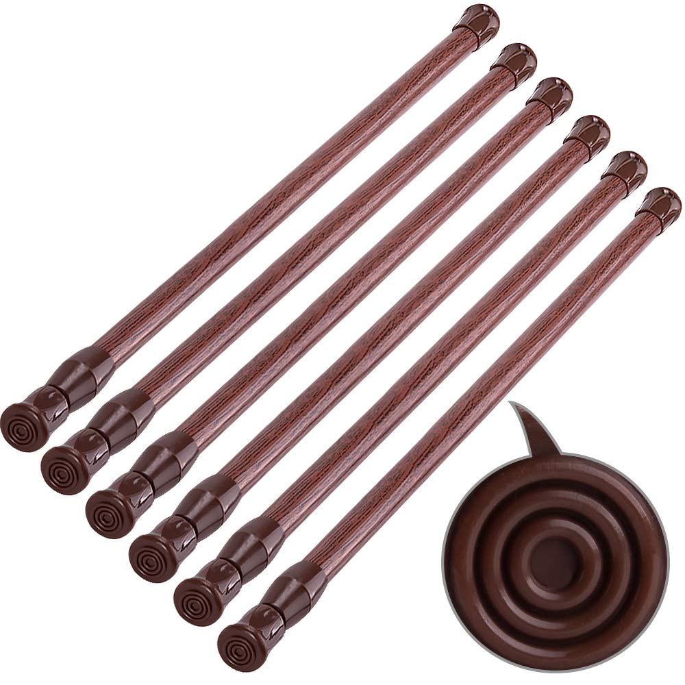 Amazon.com: SIQUK 6 Pack Cupboard Bars Adjustable Spring Tension Rods ...
