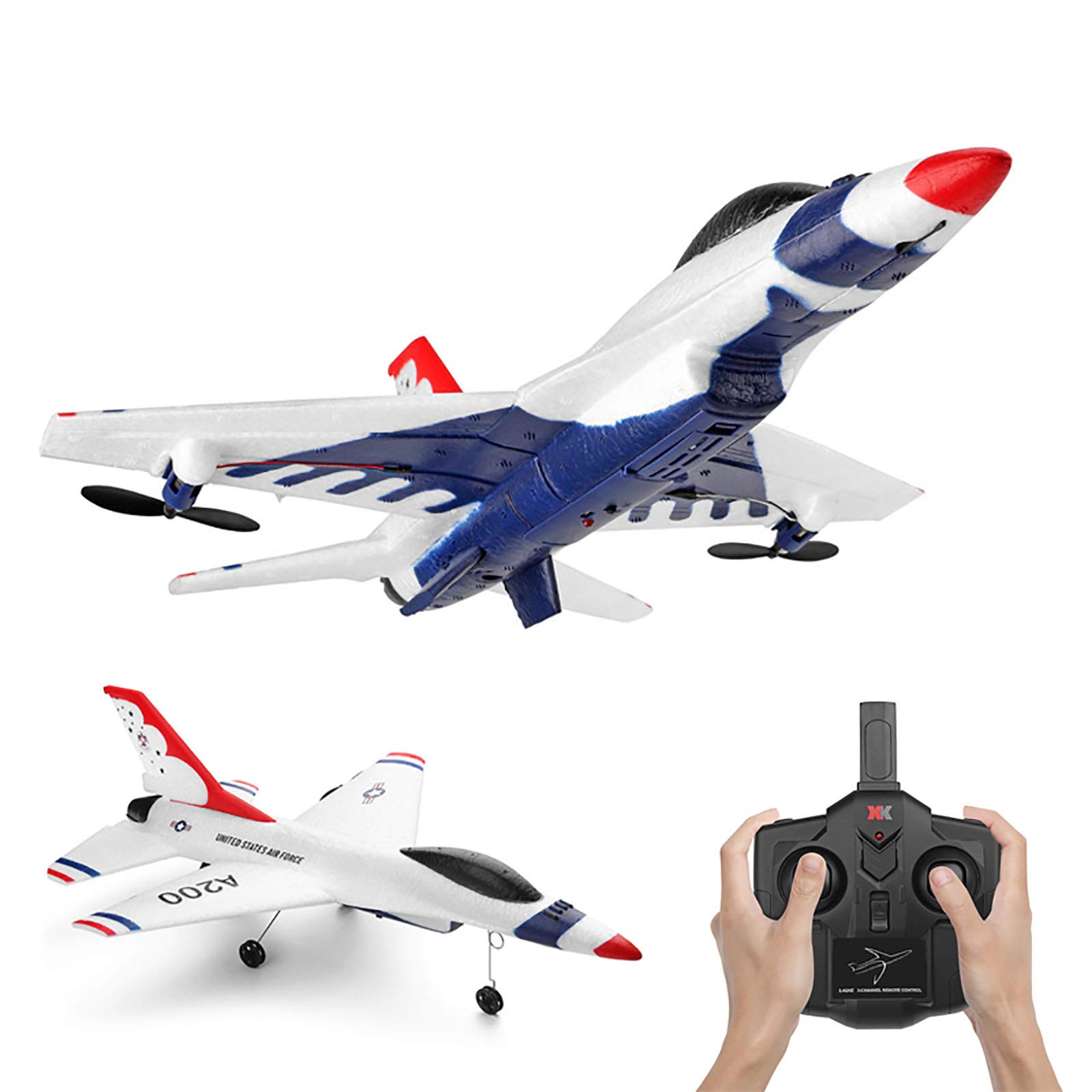 Buy WZRY RC plane, RC Aircraft with 6-Axis Gyro, 2.4Ghz RTF RC Airplane ...