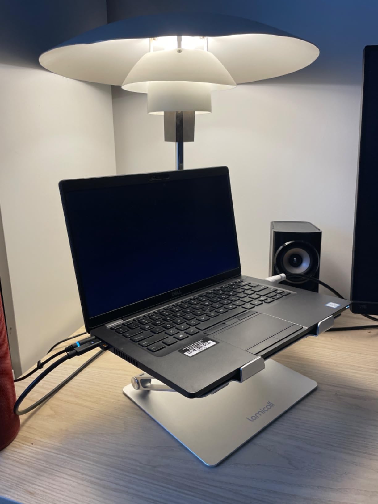 Lamicall Adjustable Laptop Stand, Portable Laptop Riser, Aluminum ...