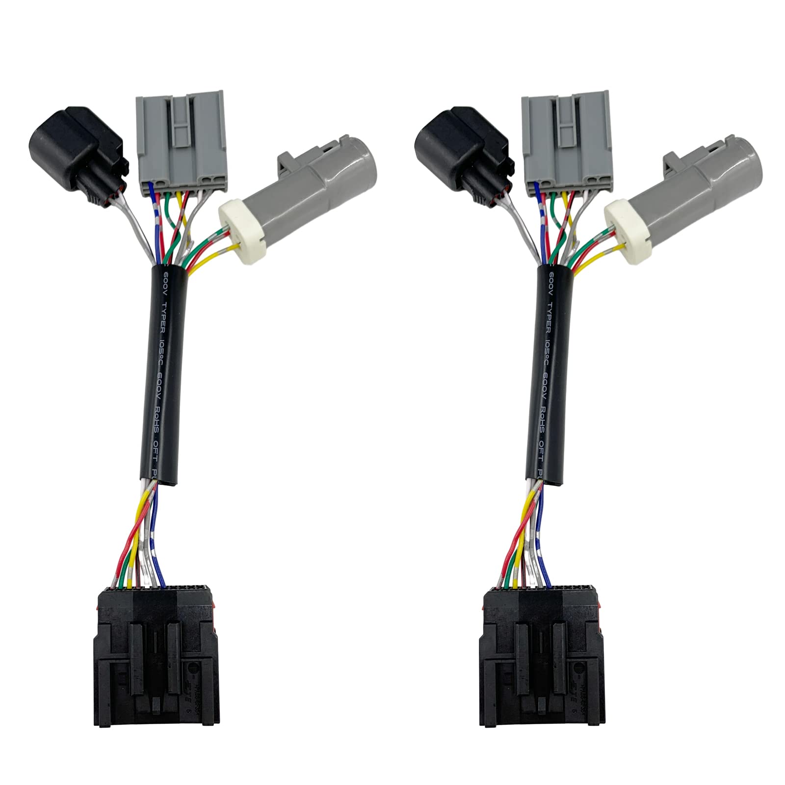 Amazon.com: Conversion Harness Adapter Wiring Connector Towing Mirrors ...
