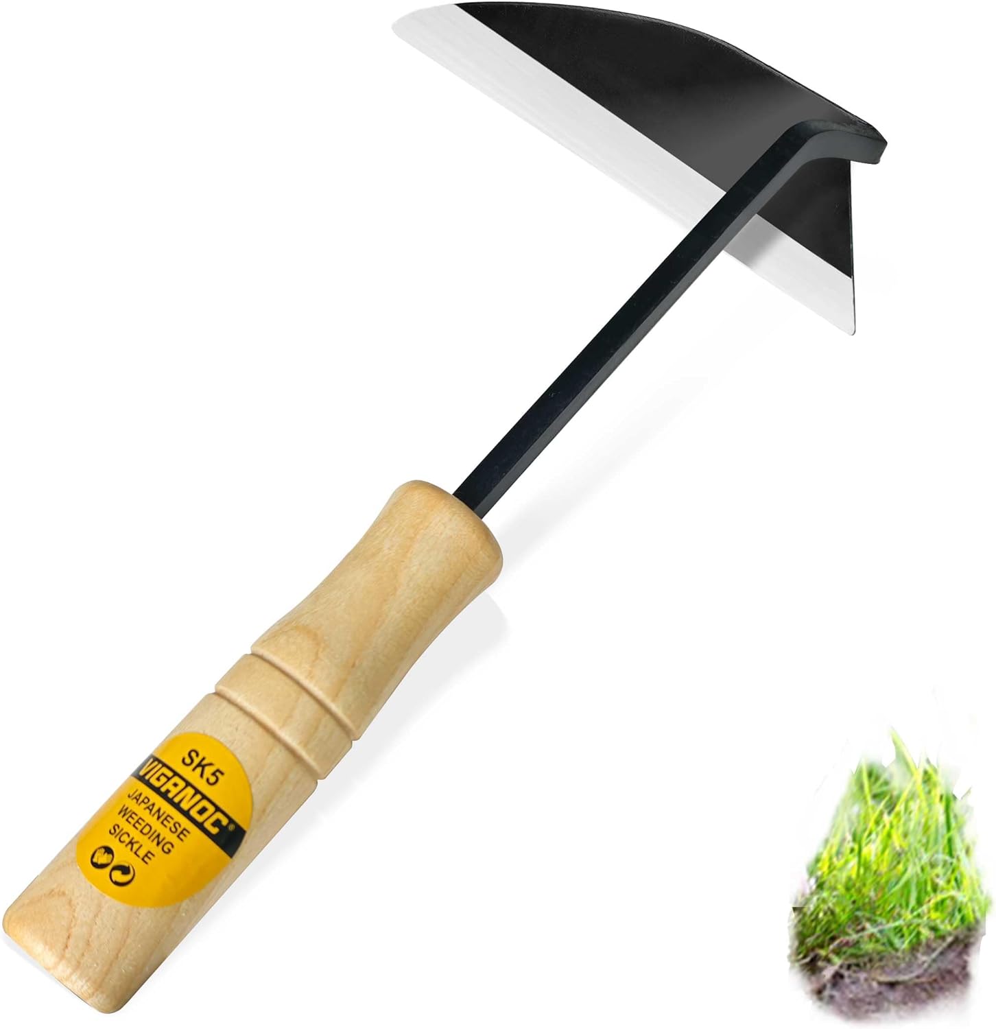 Amazon.com : Viganoc Japanese Wide Blade Garden Tool - Premium Quality ...