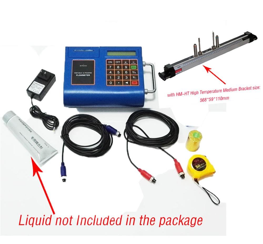 Buy Digital Portable Ultrasonic Flow meter with TUF-2000P HM-HT High ...