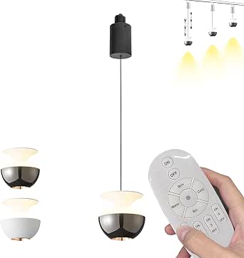 SKIVTGLAMP 12W Adjustable Height Track Pendant Light H-Type Retractable ...