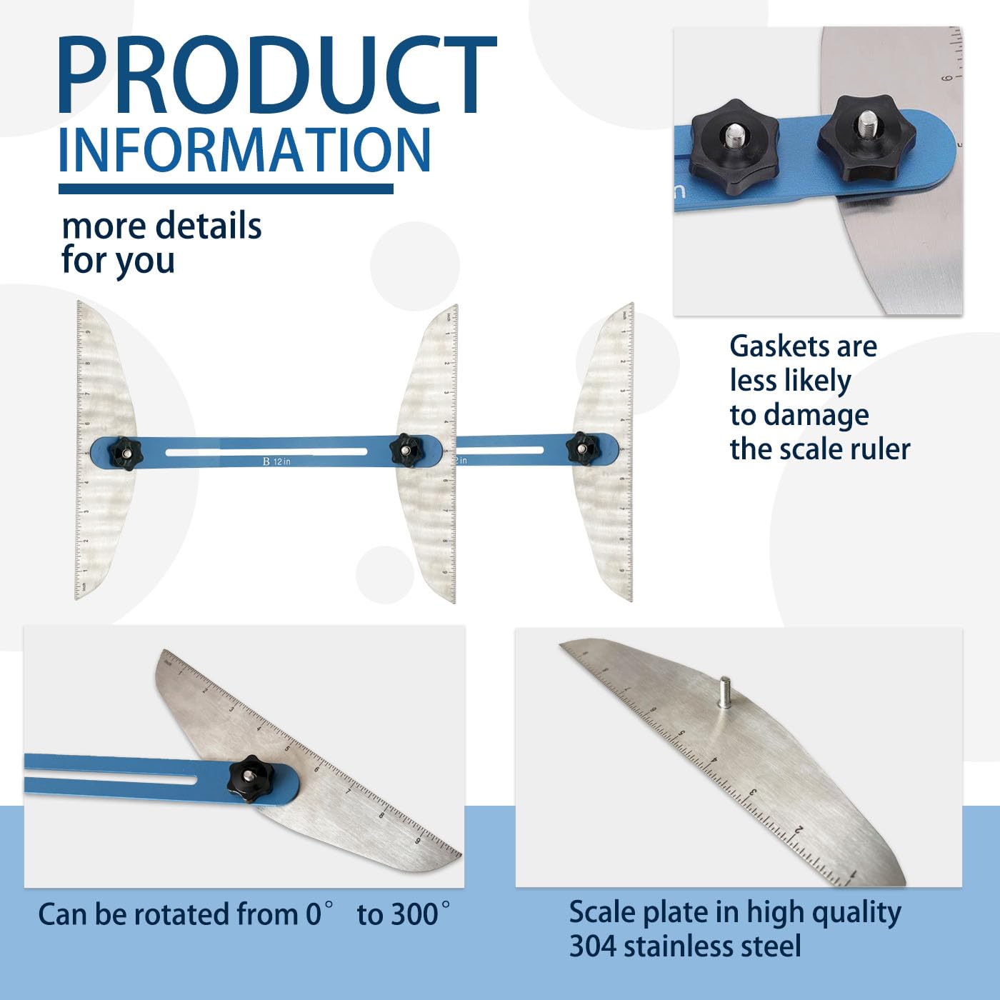 Snapklik.com : Stair Treads Gauge Template Tool,Stair Jig, Metal Stair ...