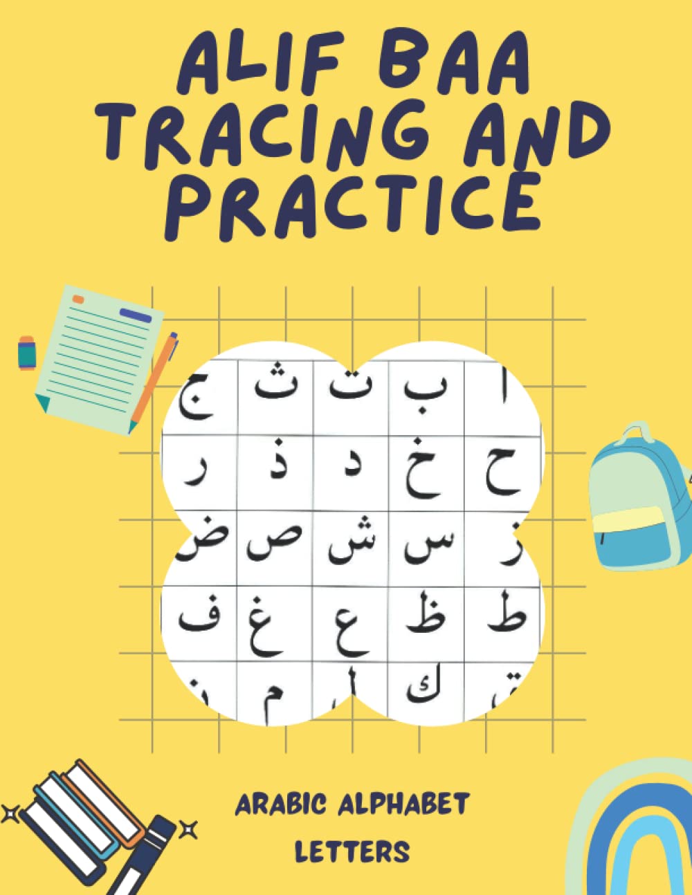 Buy Alif Baa Handwriting Tracing and Practice: Arabic Alphabet Letters ...