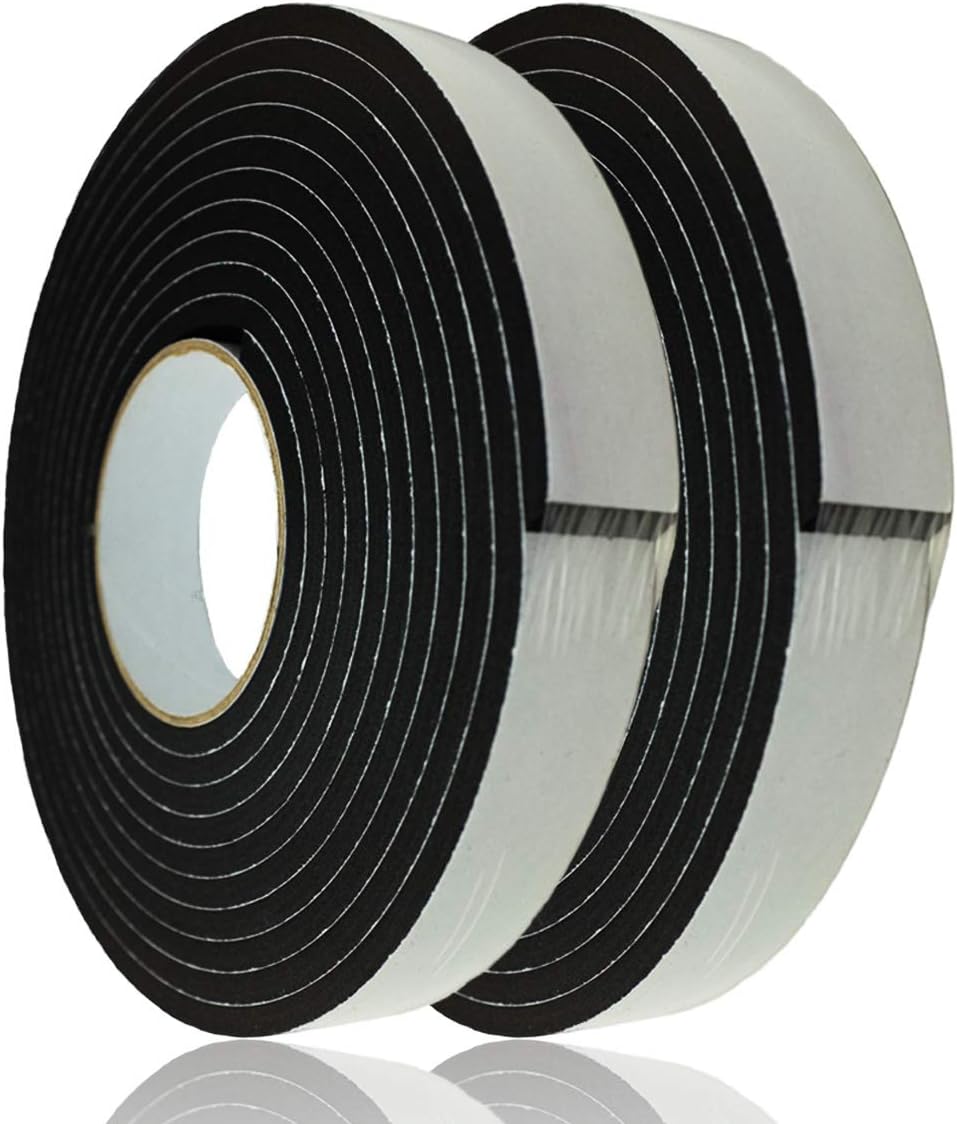 Amazon.com: TAPEGO Adhesive Foam Tape Weather Stripping Door Seal ...