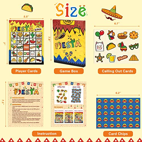 Snapklik.com : Mexican Fiesta Bingo Party Games - 24 Players Birthday ...