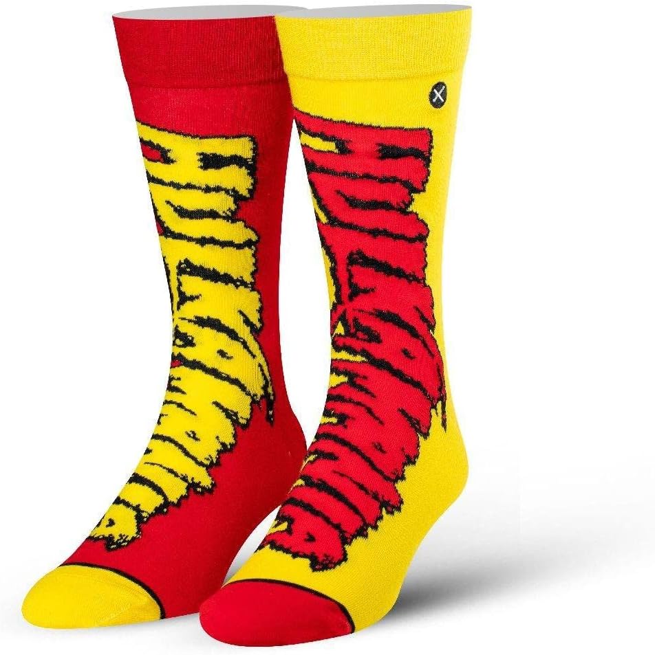 Amazon.com: Cool Socks - Hulk Hogan Hulkamania Crew Socks - Licensed ...