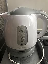 Amazon | ヒロコーポレーション ヒロ・コーポレーション 中身が見やすい 電気ケトル 保証付き 空焚き防止機能付き 1.0L スーパーコンパクト ホワイト HKM-100WH ロゴ袋付き ...