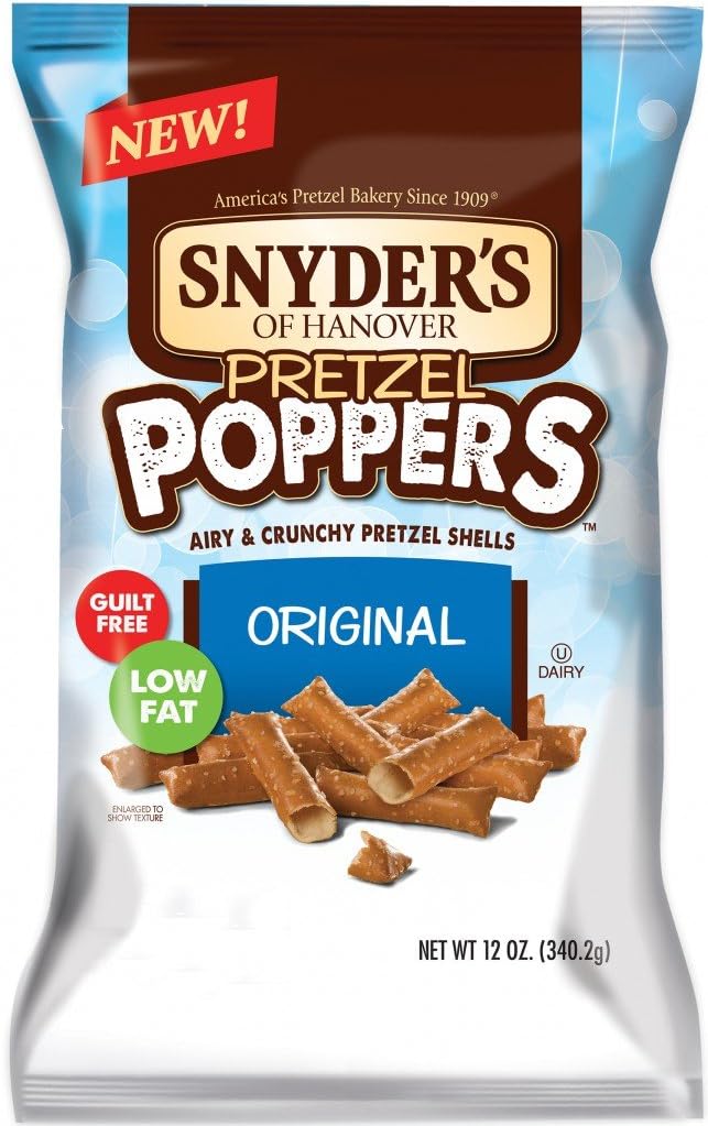 Amazon.com: Snyder's of Hanover Pretzel Poppers - Original - 12 oz