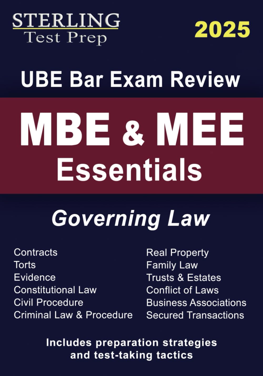 MBE & MEE Essentials: Governing Law for UBE Bar Exam Review: Prep ...