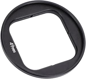 Amazon.com : Lens Filter Adapter Ring 49mm Filters Aluminum Action ...