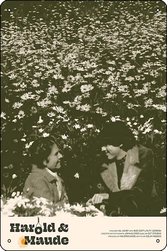 Amazon.com : Harold and Maude (1971) Poster Metal Tin Sign Plaque Man ...