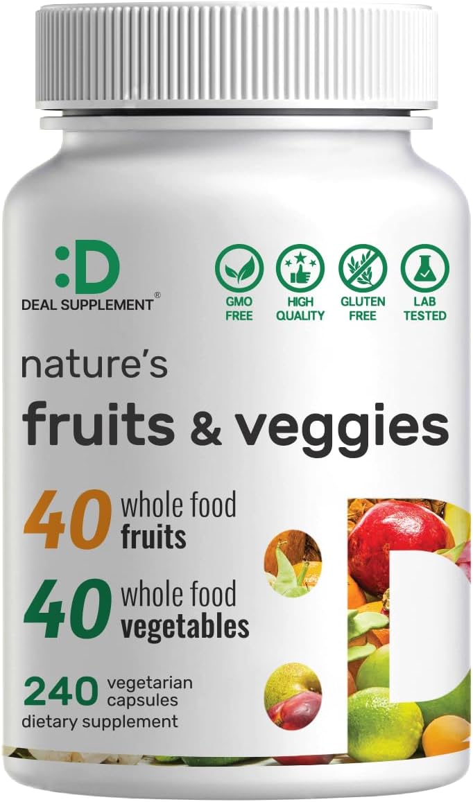 Amazon.com: Yummy & Health Fruits and Veggies Capsules – 90 Fruit + 90 ...