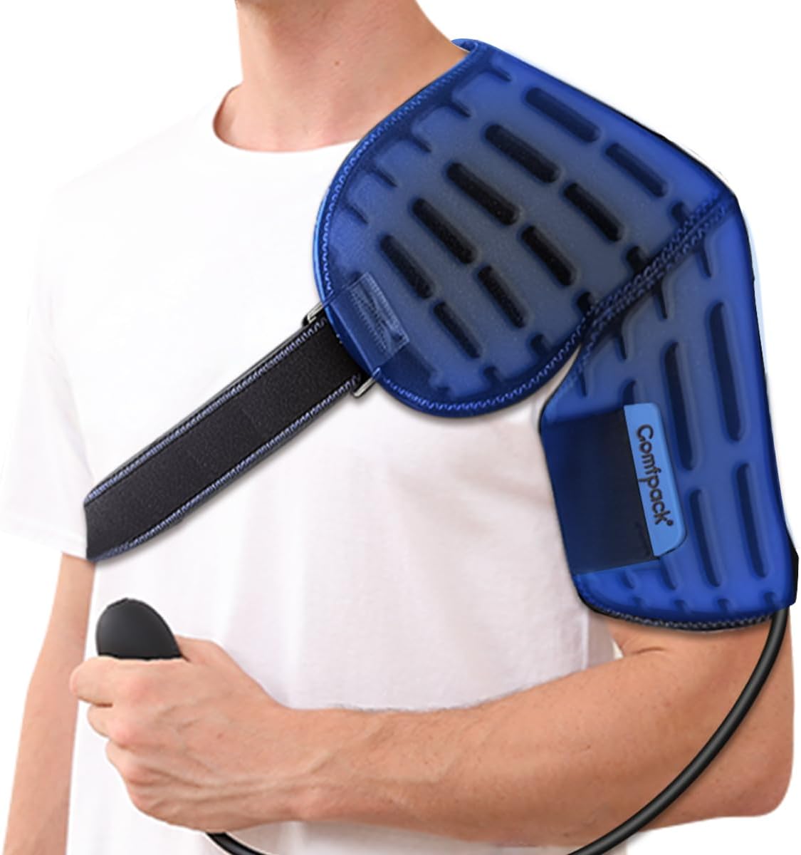 Amazon.com: Comfpack Shoulder Ice Pack with Compression for Rotator ...
