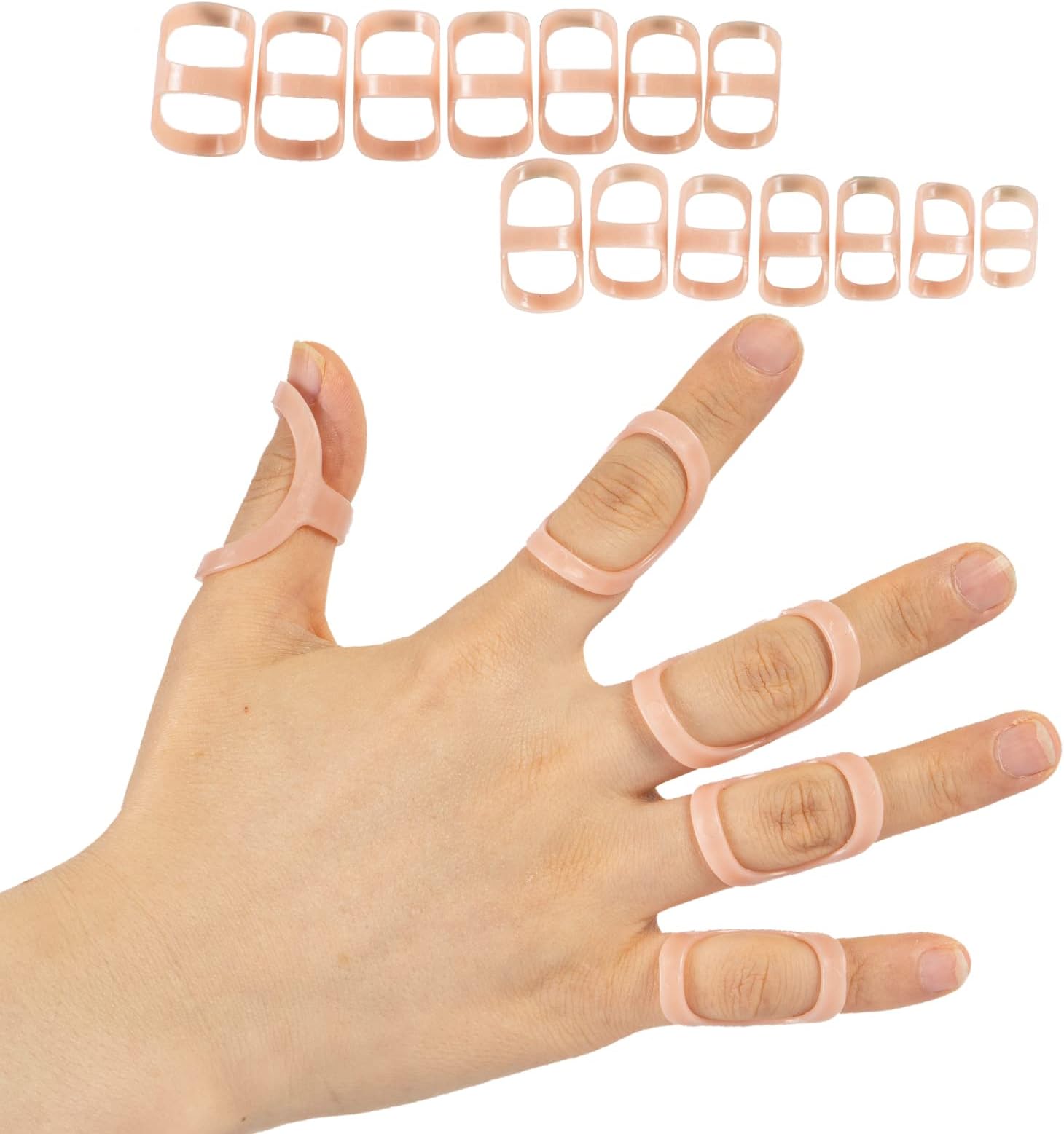 14 Pcs Finger Splints - Finger Splint Kit for Arthritis, Mallet Finger ...