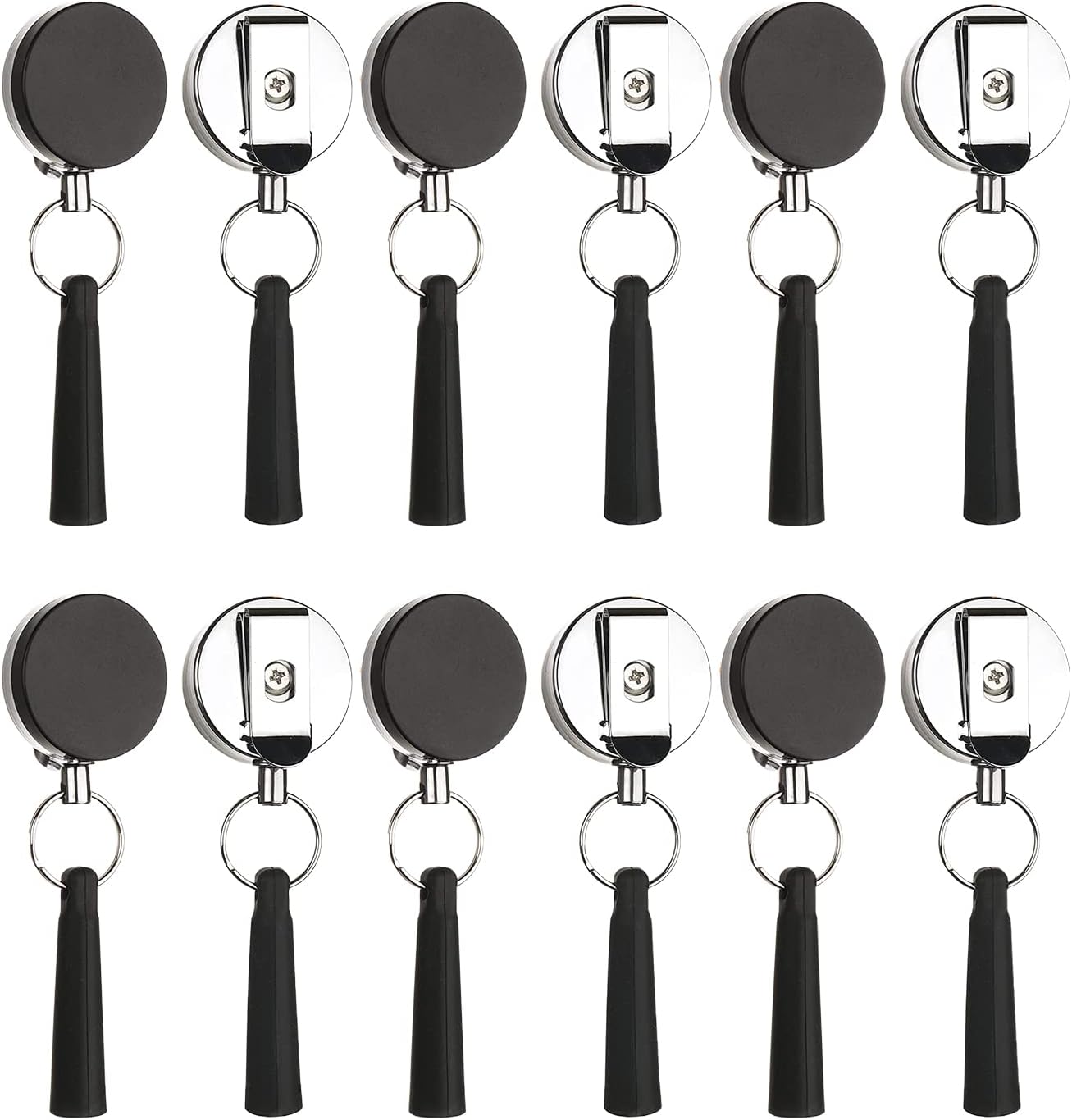 Amazon.com : 12PCS Heavy Duty Retractable Pull Pen Pencil Holder 24 ...