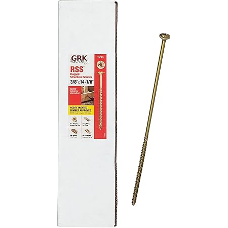 GRK 12299 3/8" x 12" RSS™ Rugged Structural Screws 50 Count - Collated ...