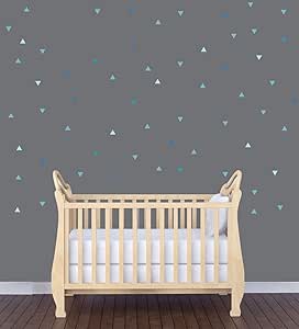 Amazon.com: Blue Triangle Wall Decals, Triangle Wall Confetti, Stickers ...