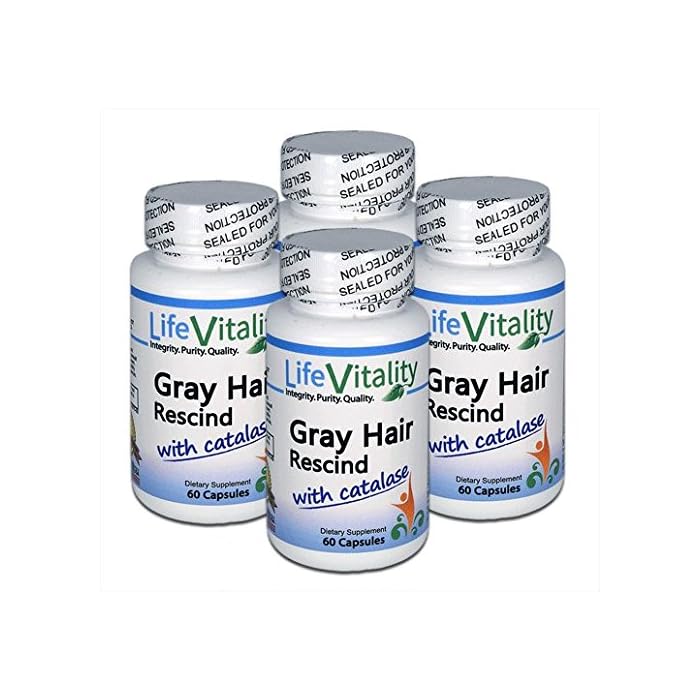 Buy Gray Hair Rescind by Life Vitality Makes Gray Hair Go Away, 60 caps ...