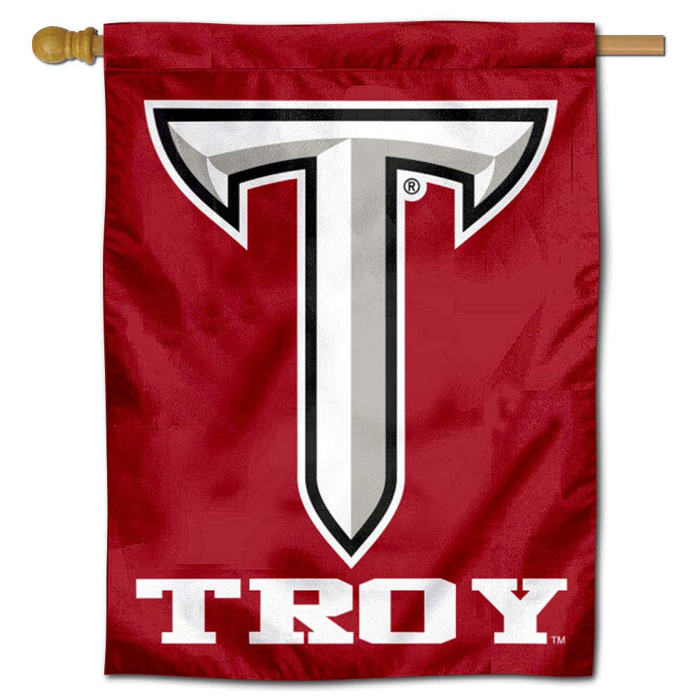 Amazon.com : College Flags & Banners Co. Troy Trojans Double Sided ...