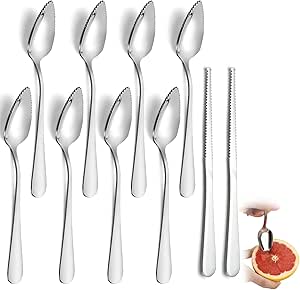 Amazon.com: hunnycook Grapefruit Flatware Set, 8 Premium Stainless ...