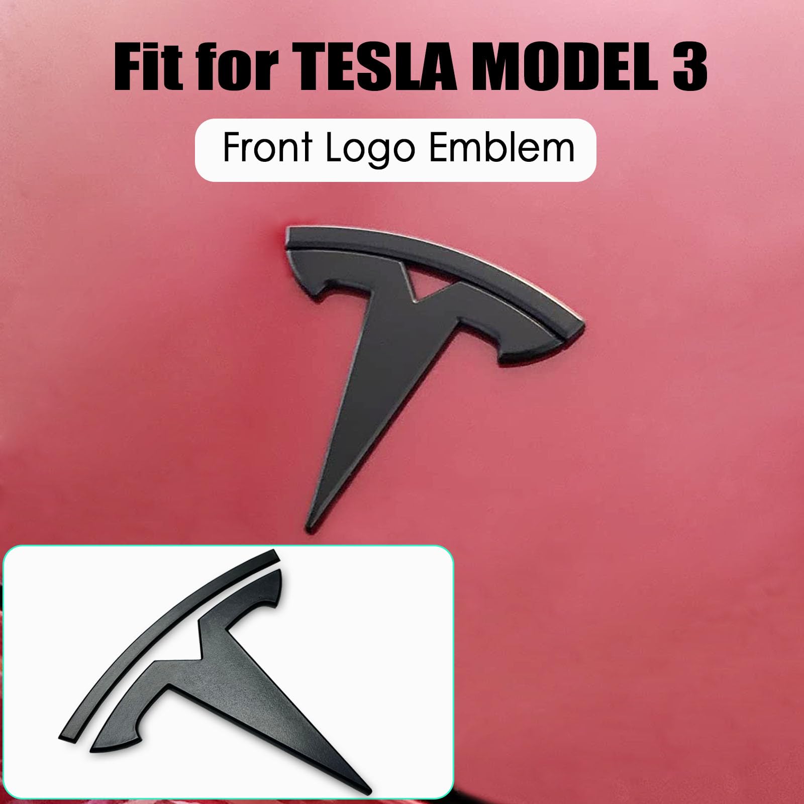 Snapklik.com : KENPENRI Model 3 Logo Sticker Decals For Tesla Model 3 ...