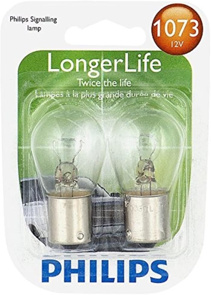 Amazon.com: Philips 1073 LongerLife Miniature Bulb, 2 Pack : Automotive
