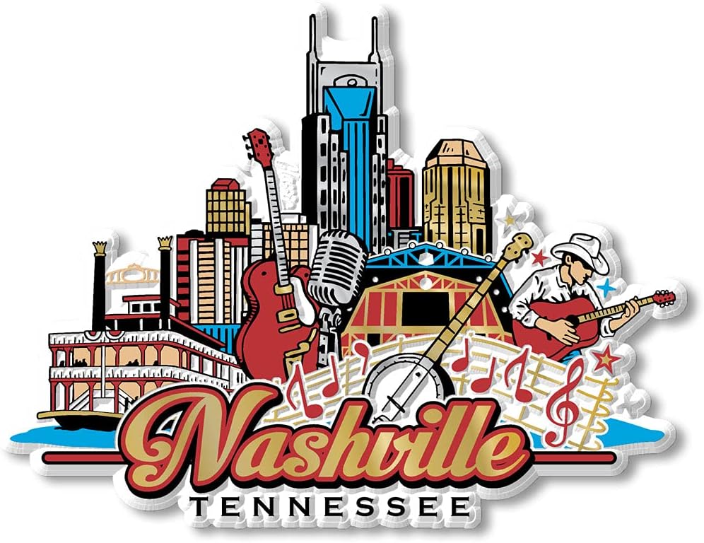 Amazon.com: Tennessee State Outline Refrigerator Magnet, Approximate ...