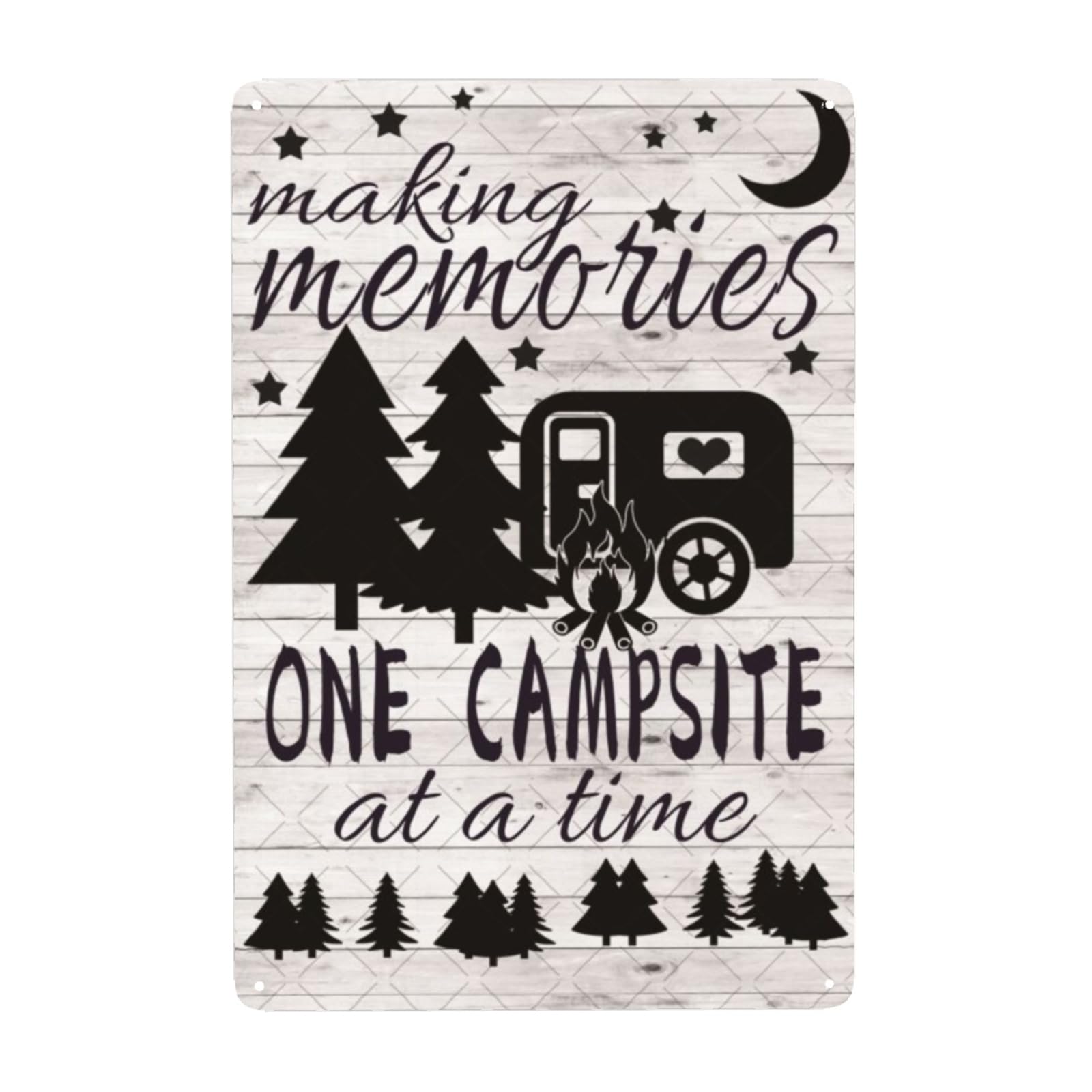 Amazon.com : Generic Making Memories One Campsite At A Time Rustic Camp ...