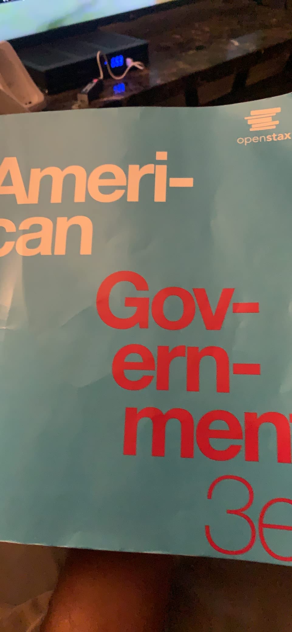 Amazon.com: American Government 3e by OpenStax (Official Print Version ...