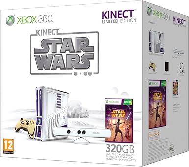Xbox 360 320GB Star Wars Kinect Console with Kinect Star Wars - Limited ...