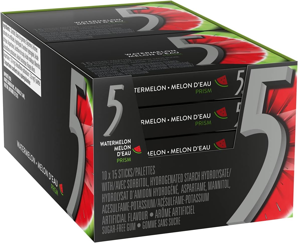 Amazon.com : RESPAWN BY RAZER, 5 Gum, Recharge Chewing Gum Sugar-Free ...